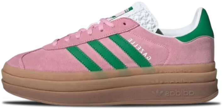 Adidas Gazelle Bold "TRUE PINK GREEN CLOUD WHITE" - IE0420