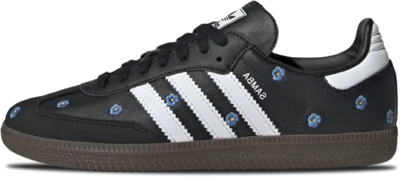 adidas Samba OG WMNS "BLACK EMBROIDERED FLORAL" - IF4397