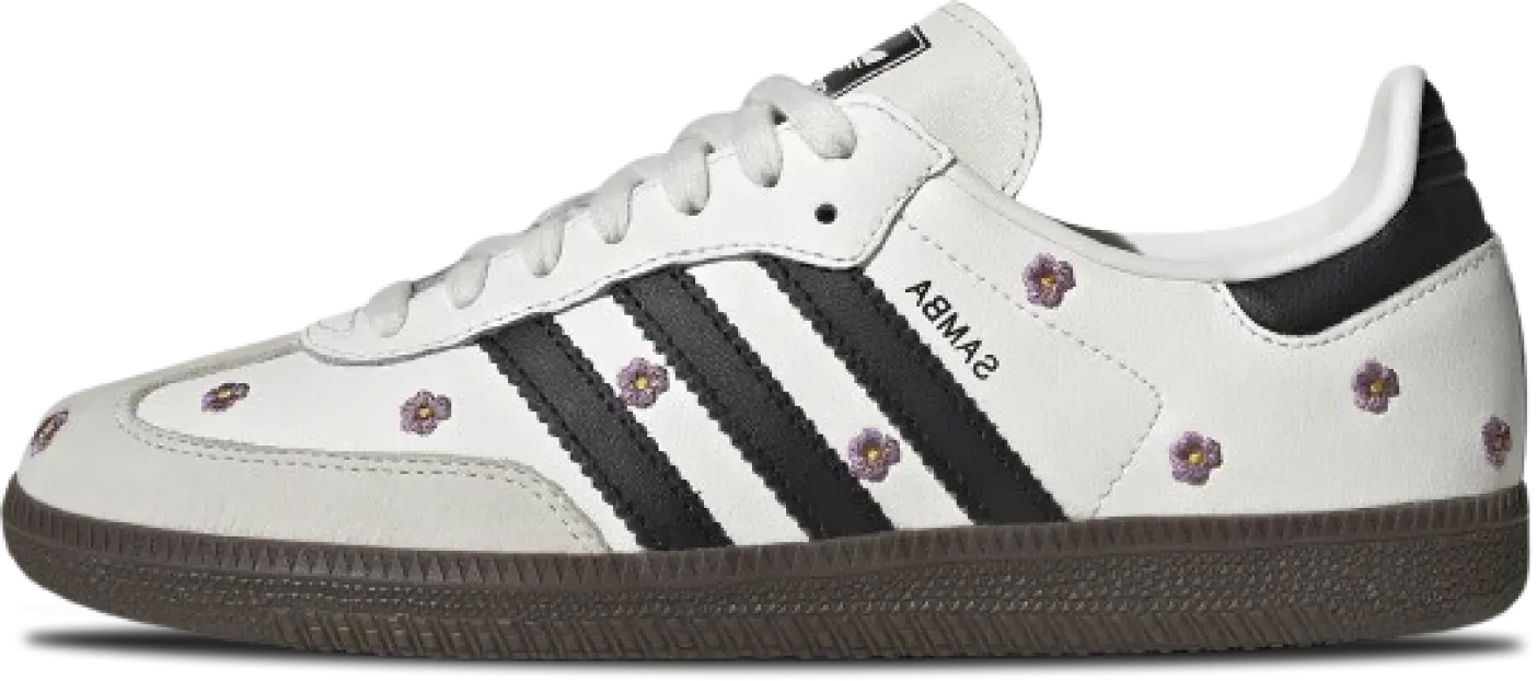 adidas Samba OG WMNS "WHITE EMBROIDERED FLORAL" - IF4398
