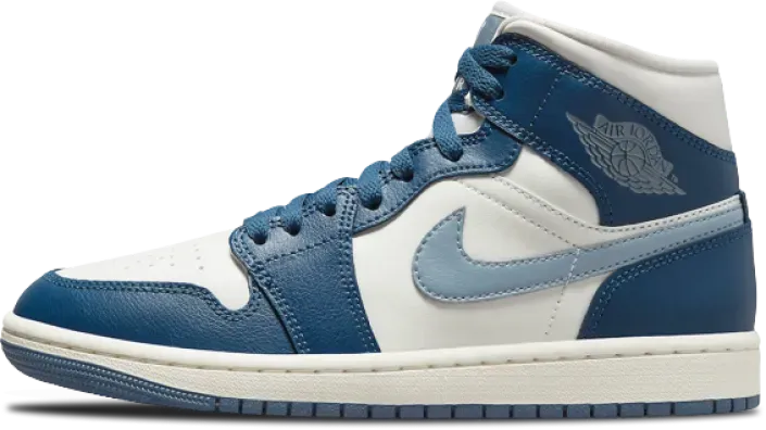 Air Jordan 1 Mid WMNS "SKY J FRENCH BLUE" - BQ6472-414