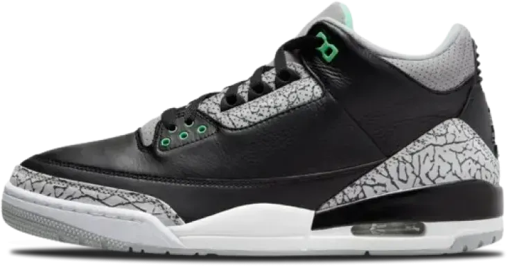 Air Jordan 3 GS "GREEN GLOW"- DM0967-031