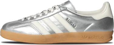 adidas Gazelle Indoor "SILVER METALLIC"- JR1206