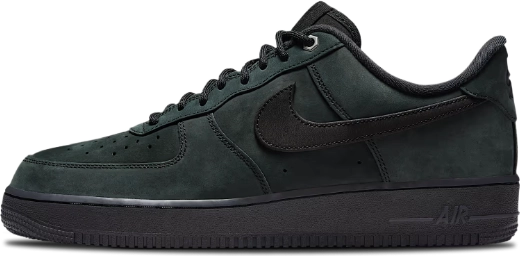 Nike Air Force 1 '07 WB "TRIPLE BLACK NUBUCK"- CJ9179-001