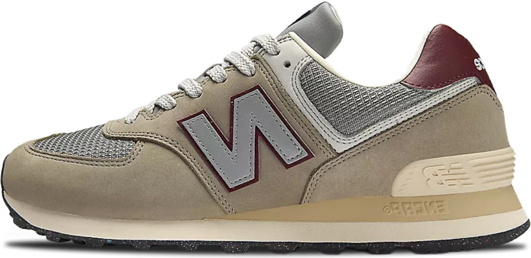 New Balance 574 "ARID STONE MONARCH BURGUNDY"- U574SKB