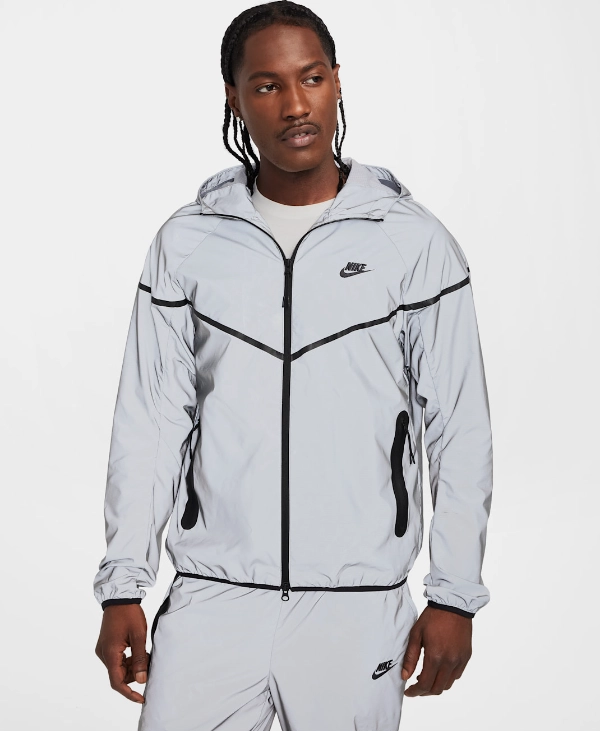 Nike Tech Woven Reflective Jacket "REFLECT SILVER"- FZ7585-035