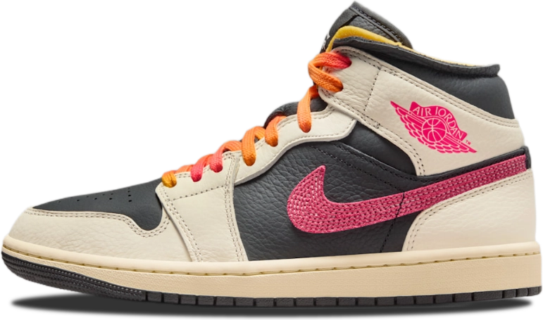 Air Jordan 1 Mid WMNS "FIGHT CLUB"- IB7007-107
