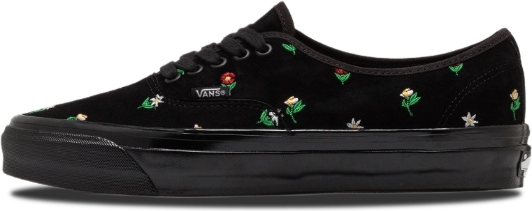 Vans OTW Authentic 44 "BLACK FLOWERS"- VN00117RBLK1