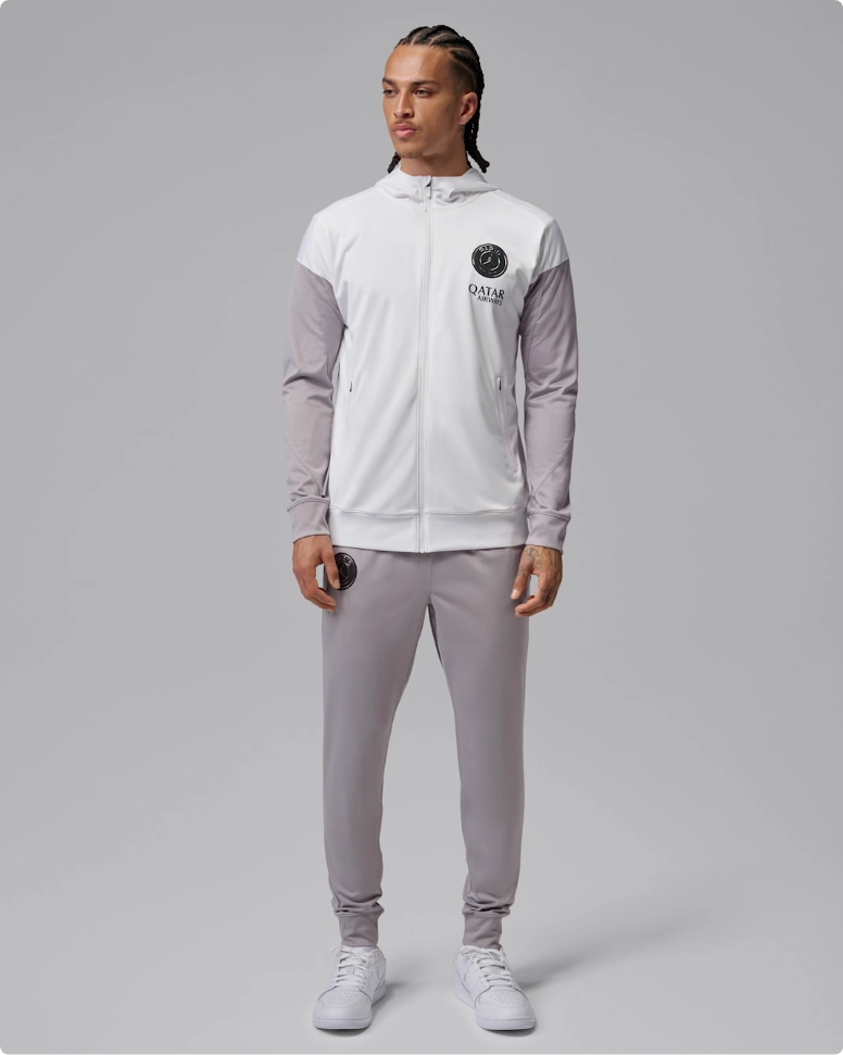 PSG x Jordan Strike Hooded Track Jacket Night Edition 2026 "White ...