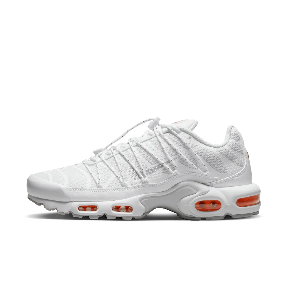 Nike Air Max Plus Utility "WHITE SAFETY ORANGE"- FJ4232-100