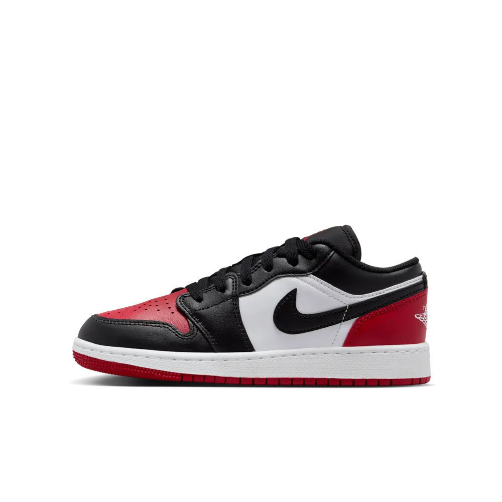 Air Jordan 1 Low GS "BRED TOE 2.0"- 553560-161