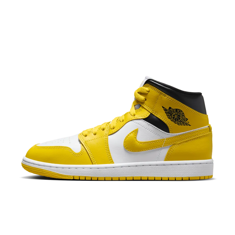Air Jordan 1 Mid WMNS "VIVID SULFUR"- BQ6472-170