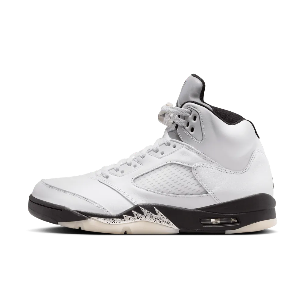 Air Jordan 5 Retro "WHITE BLACK SAIL"- DD0587-110