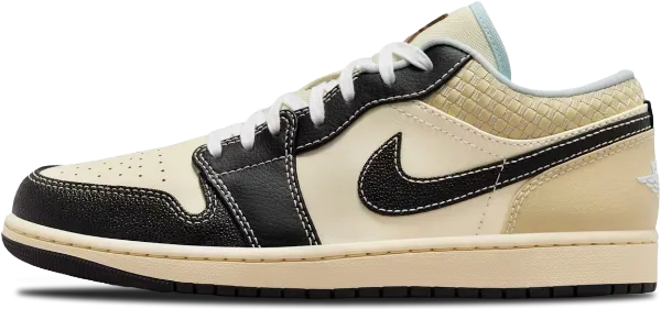 Air Jordan 1 Low SE "COCONUT MILK BLACK"- HQ3437-101