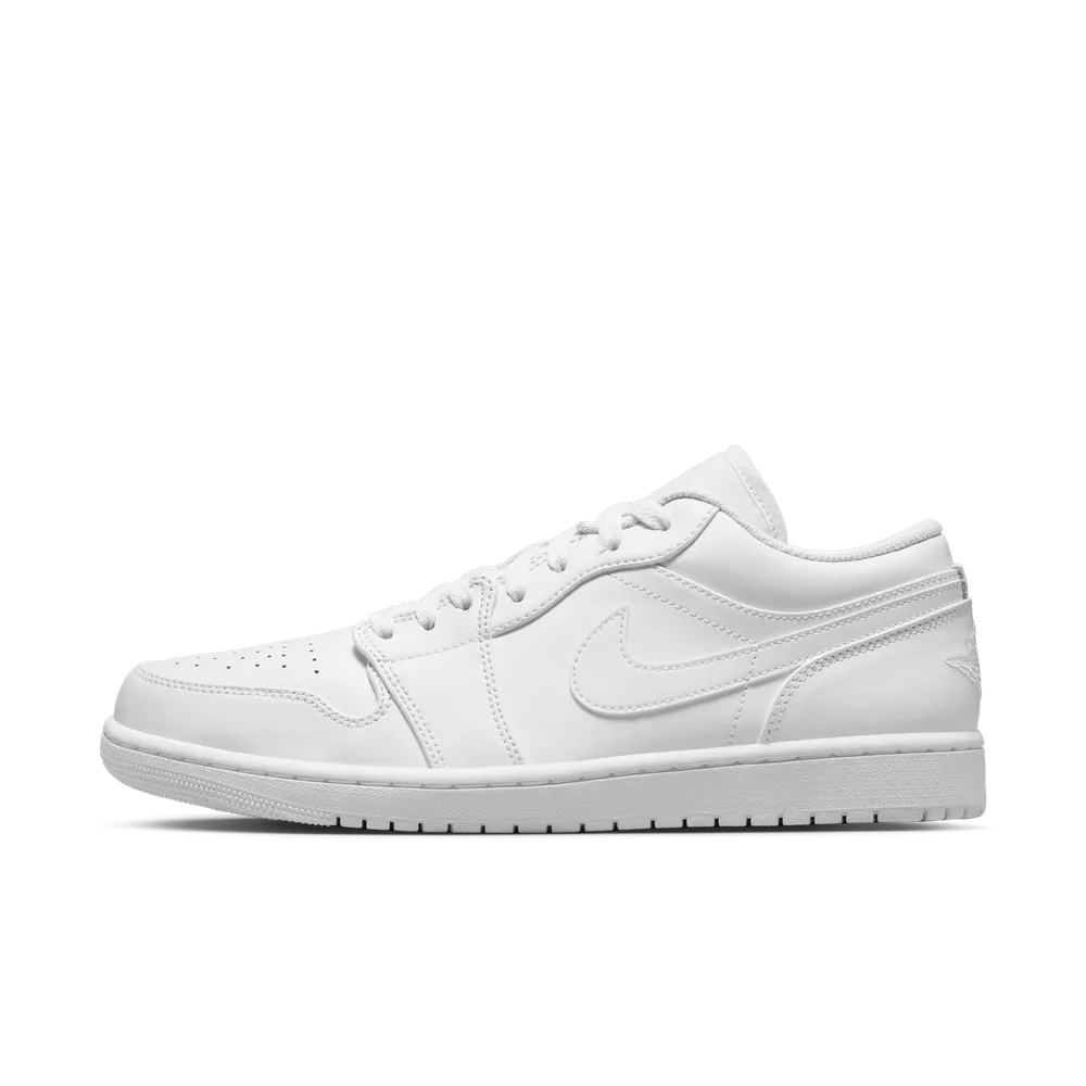 Air Jordan 1 Low "TRIPLE WHITE"- 553558-136