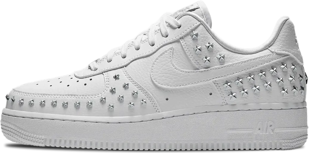 Nike Air Force 1 '07 XX "STAR STUDDED WHITE"- AR0639-100