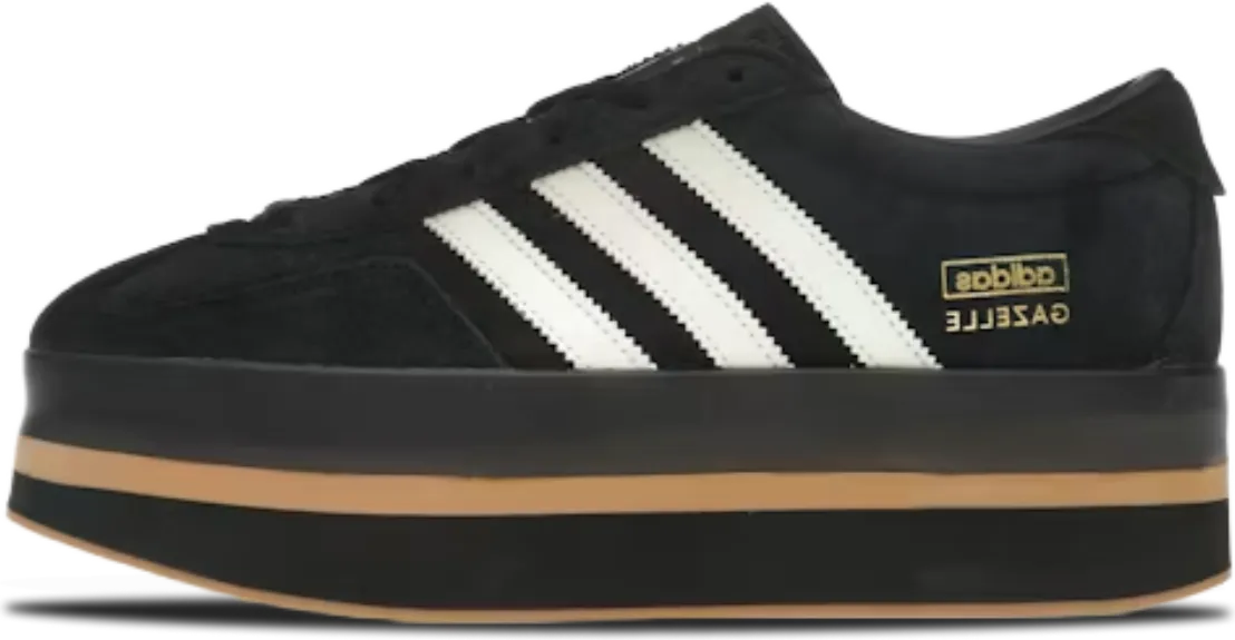 adidas Gazelle Stack WMNS "CORE BLACK CREAM WHITE"- JS0239