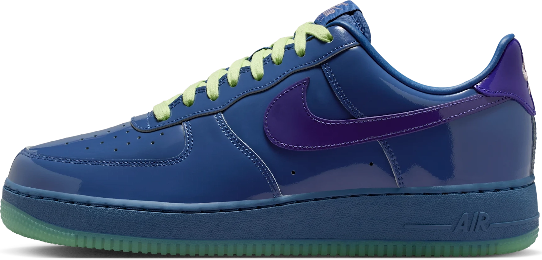 Nike Air Force 1 Low QS Patent "Mystic Navy And Grape Ice"- IO4489-400
