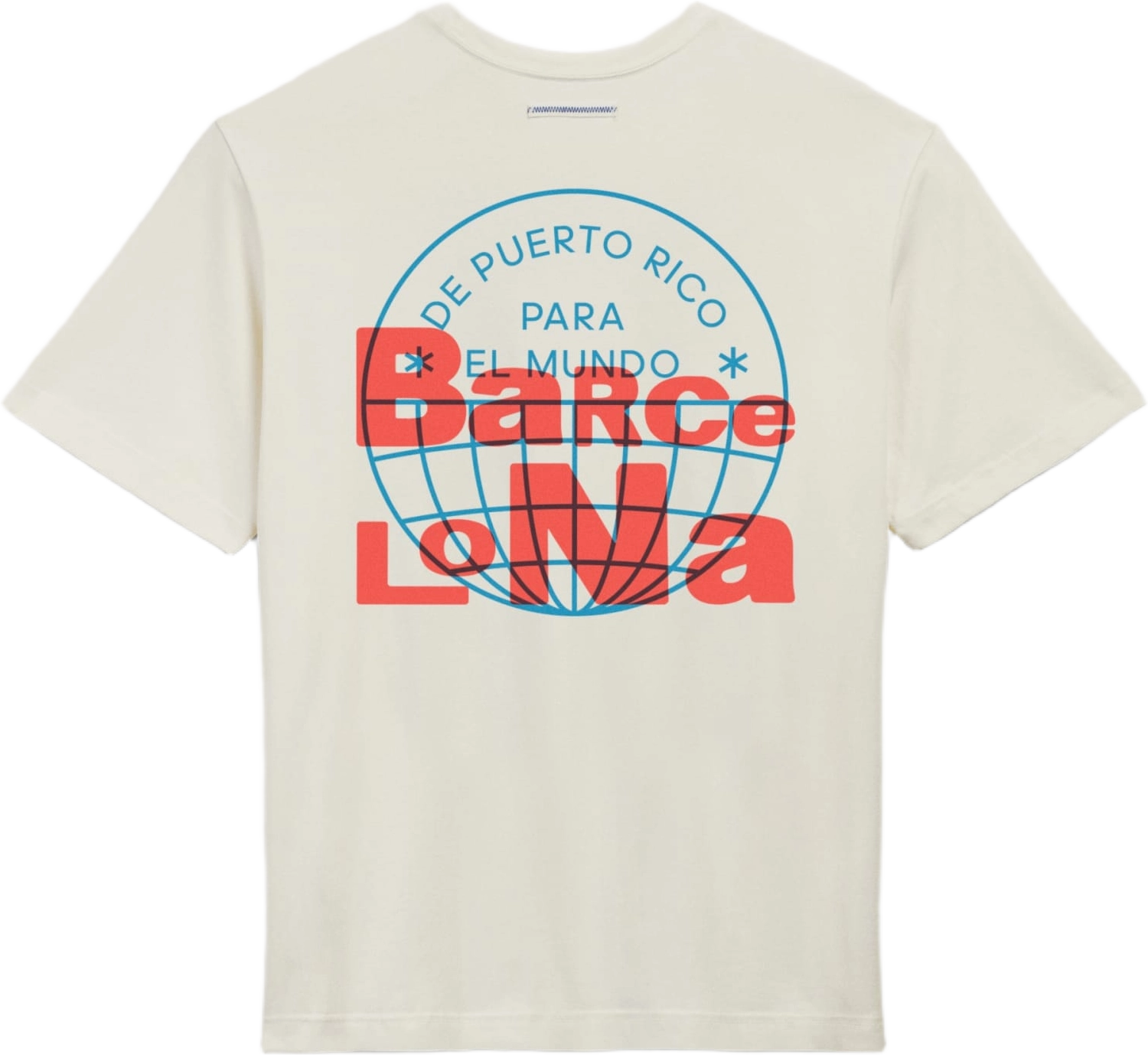 Bad Bunny x adidas DTMF Barcelona Merch T-Shirt "Cream White"- KW8065