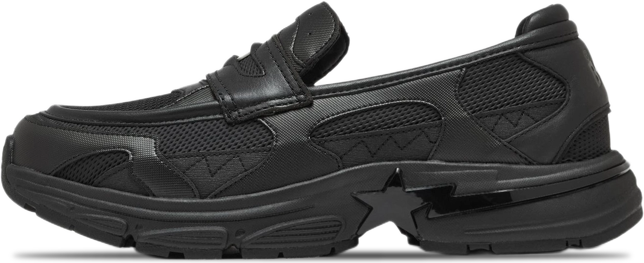 BAPE Shark STA Loafer "Black"- 001FWM301322MBLK
