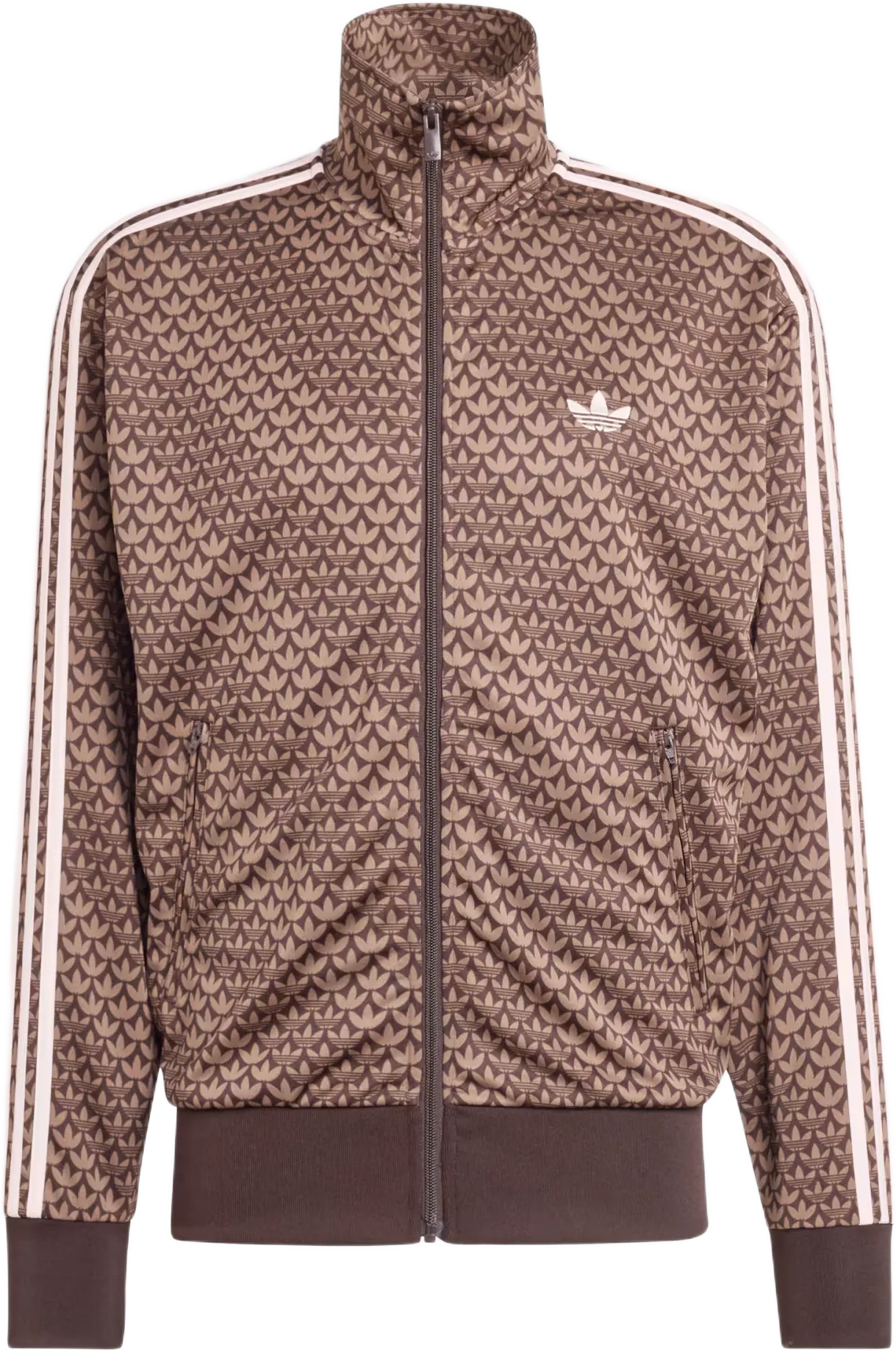 adidas Monogram Firebird Track Jacket "AURORA COFFEE SANDY PINK"- KE1677